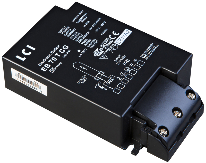 LCI EB 35 T CG ballast ECG 35W 129 x 76 x 32 mm - MINUSINES S.A.